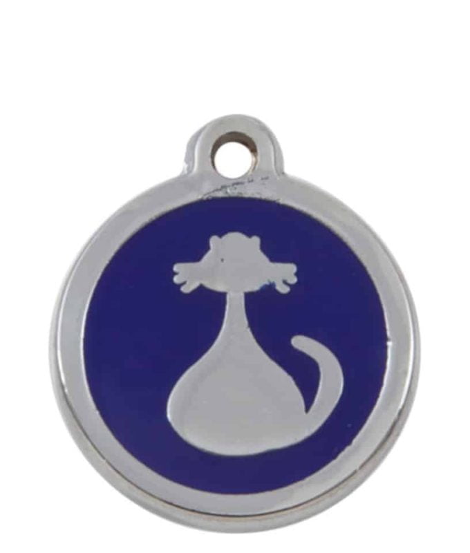 Luxury Pet ID Tag - Blue - Cat - Sweetie | Tagiffany